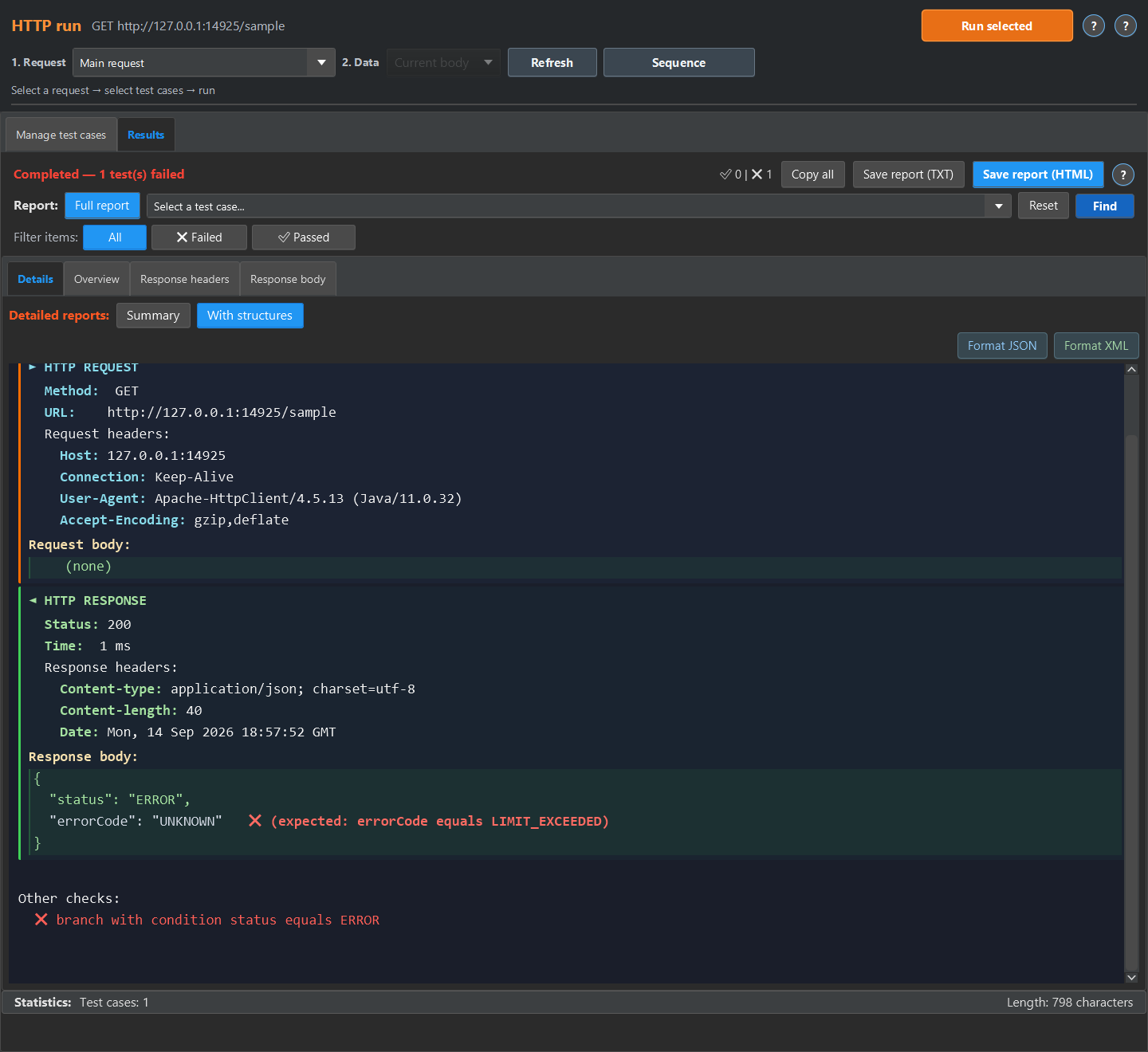 Create conditional and negative API tests — Checkcraft
